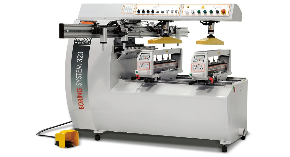 Taladro múltiple para madera de 3 Cabezas – Maggi – System 363